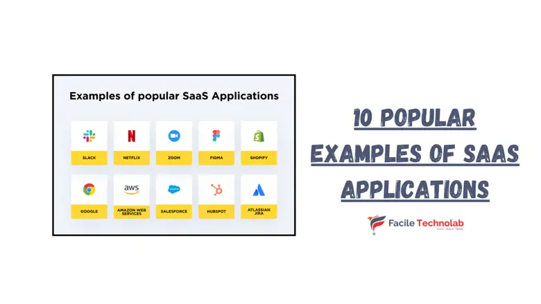 10 Popular Examples of SaaS Applications development